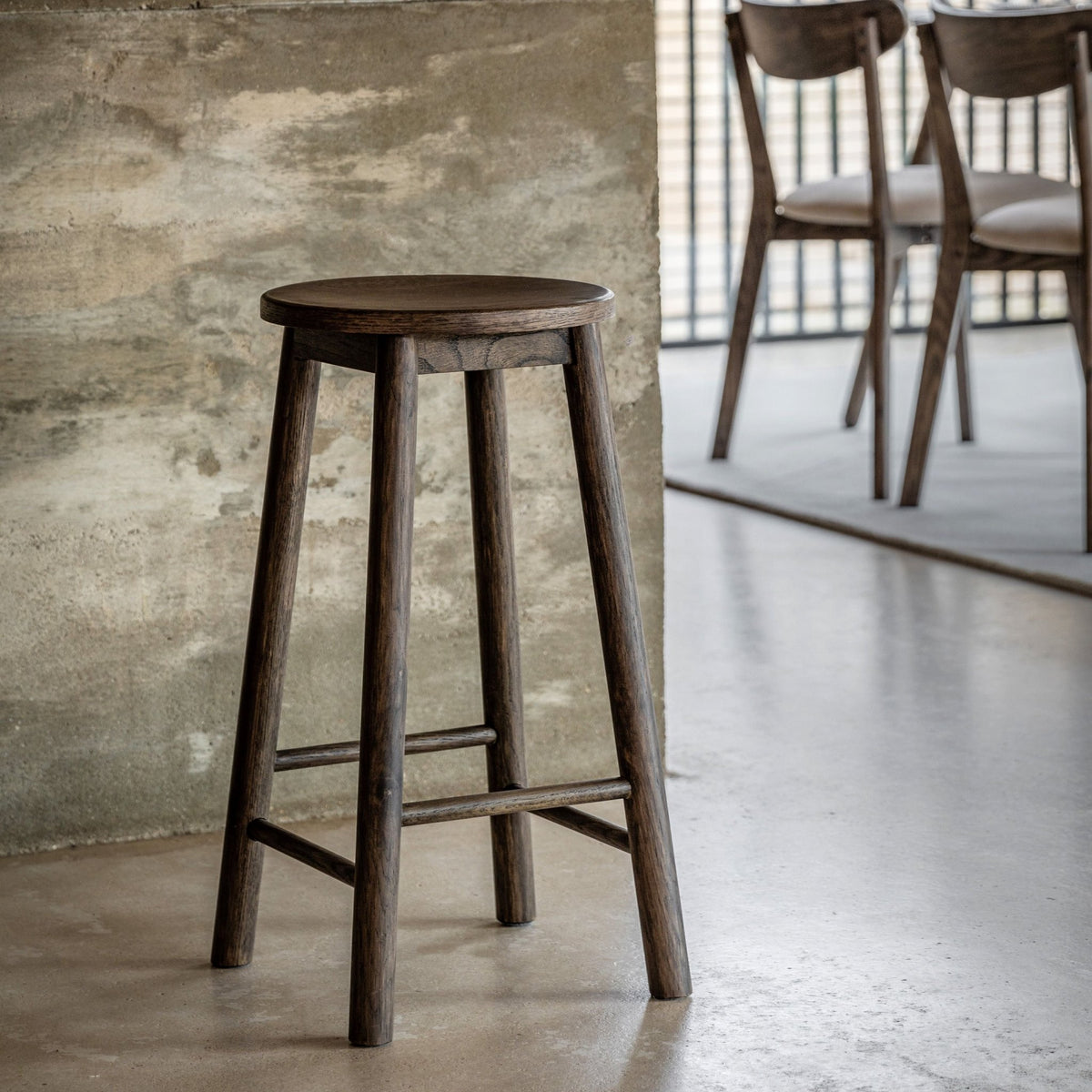 Hatton Stool Smoked Furniture– Distinctly Living