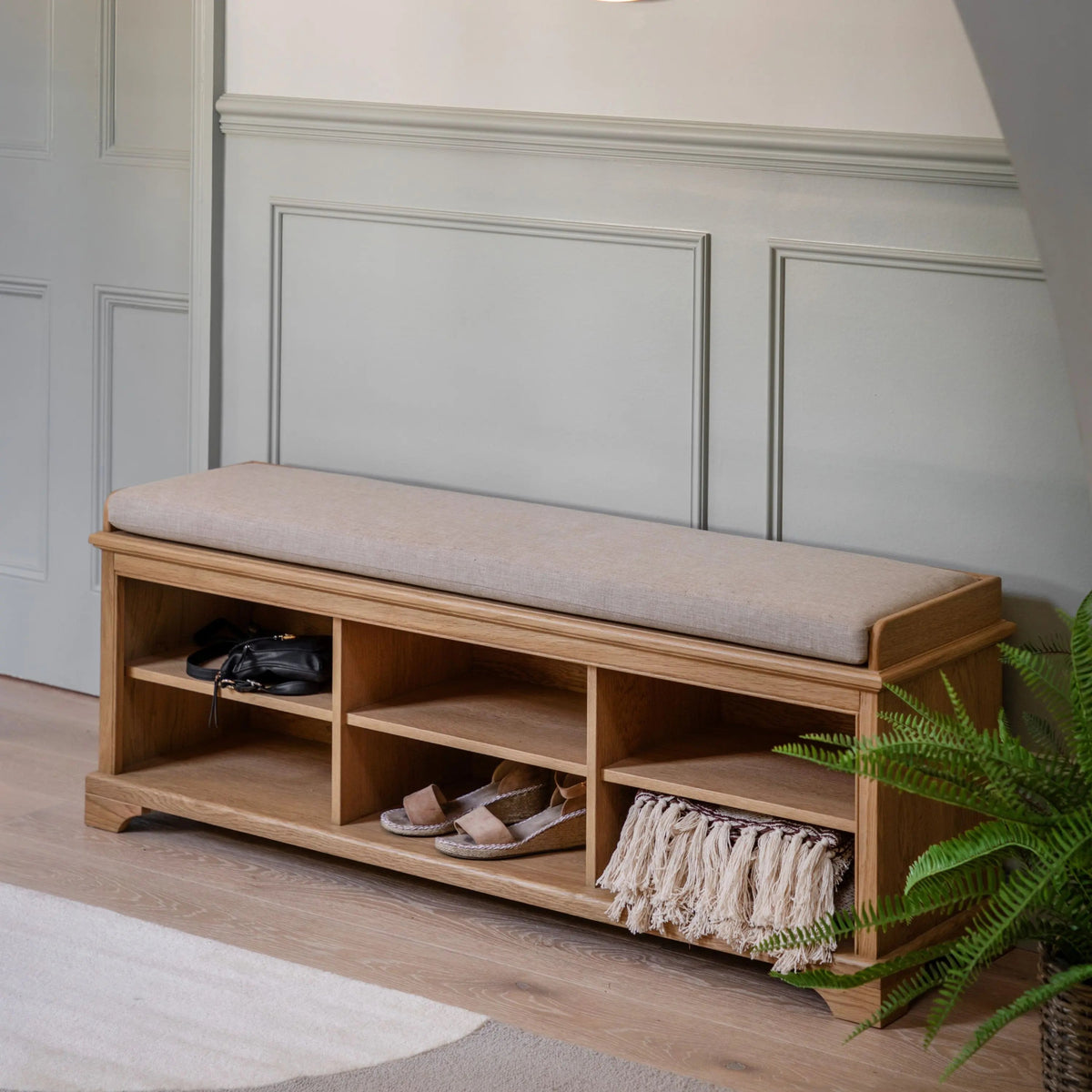 Lewes Hallway Shoe Bench Furniture– Distinctly Living