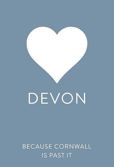 Love Devon - Unframed Print Kitchenware– Distinctly Living