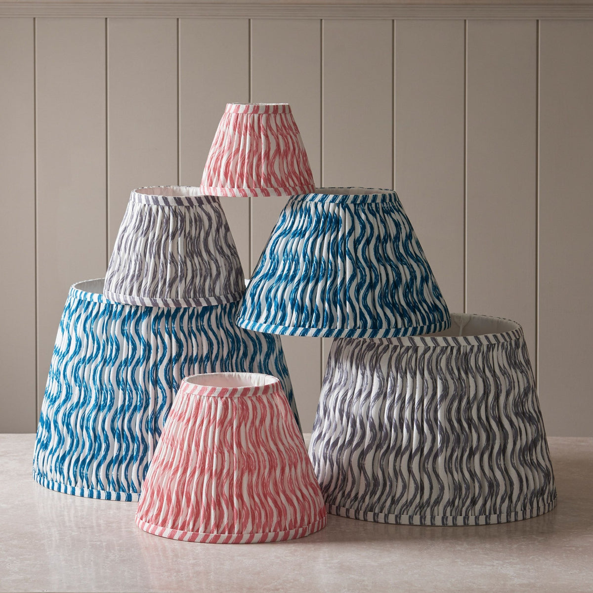 Ruffle Lamp Shades - Various Sizes and Colours Lighting– Distinctly Living