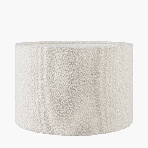 Vichy White Boucle Lamp Shade - Various Sizes Lighting– Distinctly Living