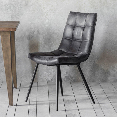 A Pair of Derwent Chairs - Grey or Brown Furniture– Distinctly Living
