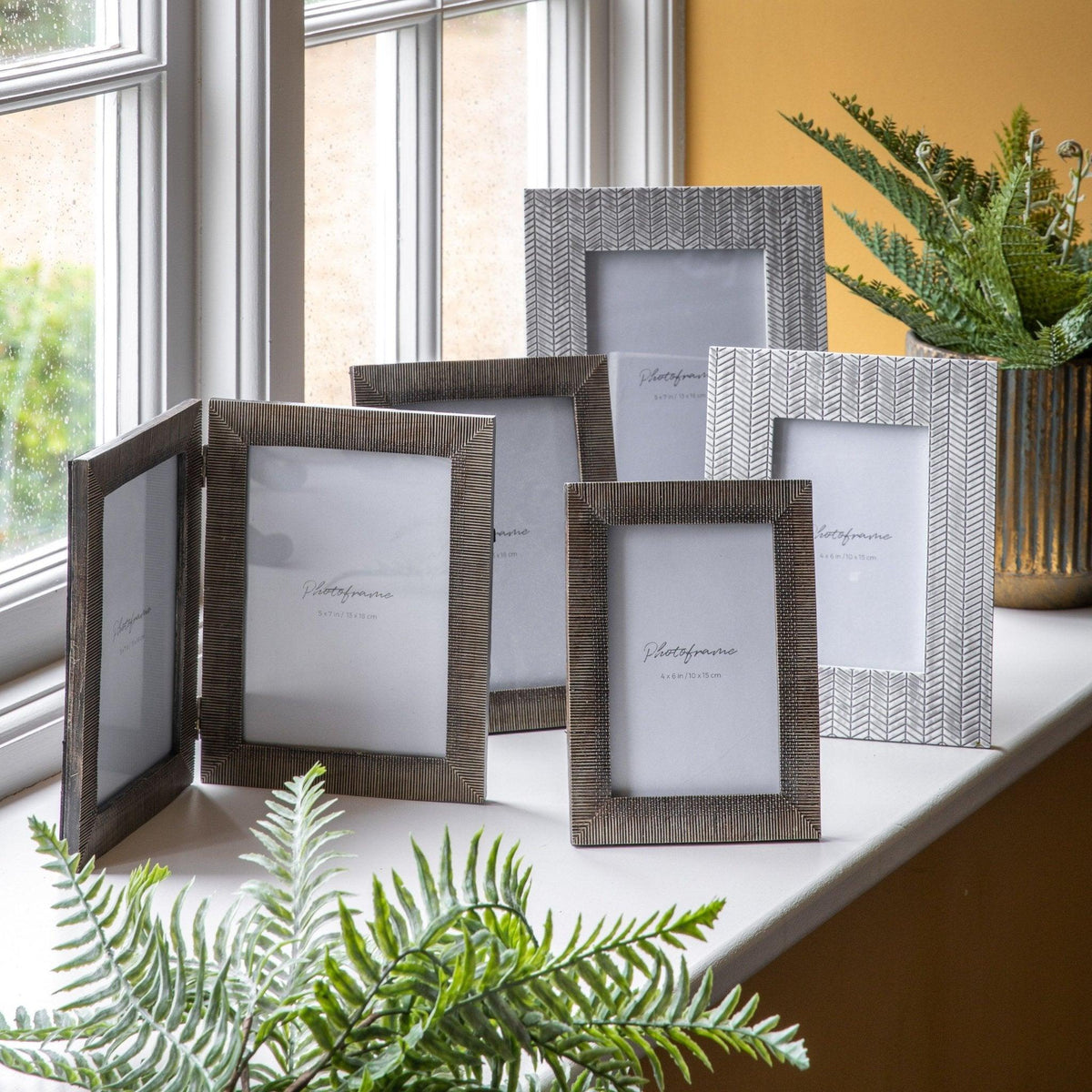 Distressed Grey Photo Frame Homeware– Distinctly Living