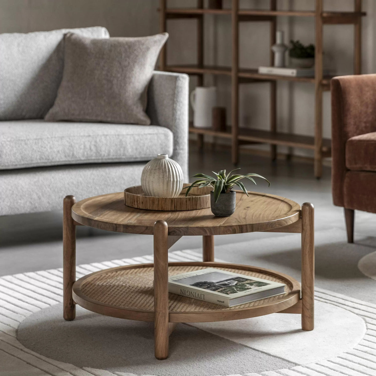 St Moritz Rattan Coffee Table Furniture– Distinctly Living